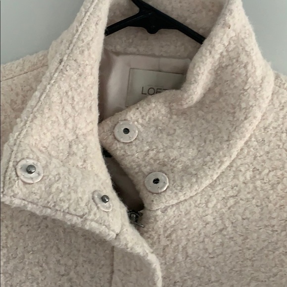 LOFT | Jackets & Coats | Loft Wool Coat In Blush | Poshmark